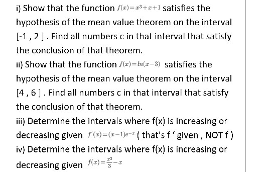 Solved i) Show that the function)++1 satisfies the | Chegg.com
