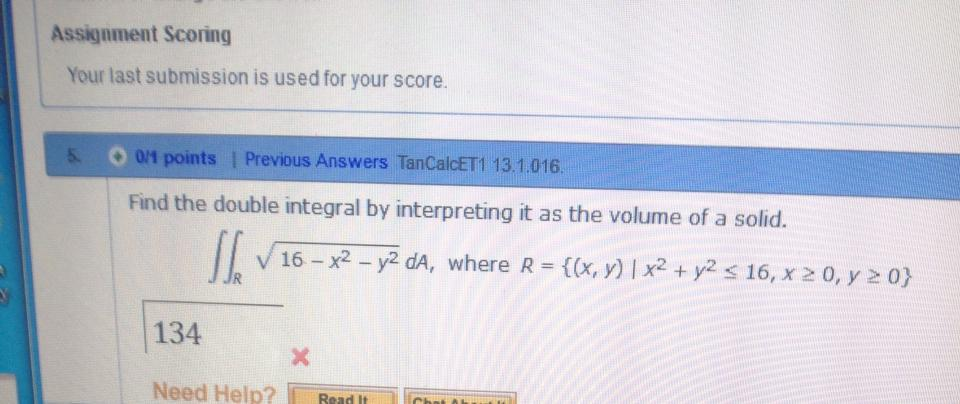 Solved Find The Double Integral By Interpreting It As The Chegg solved-find-the-double-integral-by-interpreting-it-as-the-chegg