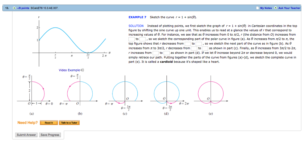 Solved Sketch the carve r = 1 + sin (theta). Instead of | Chegg.com