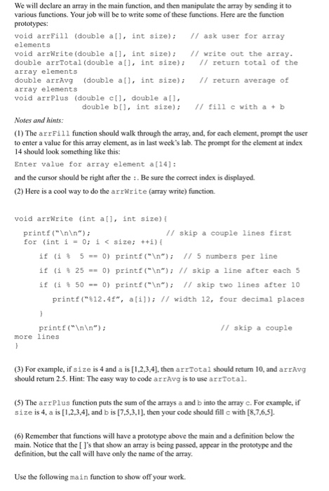 Solved I need a program in C that meets the conditions | Chegg.com