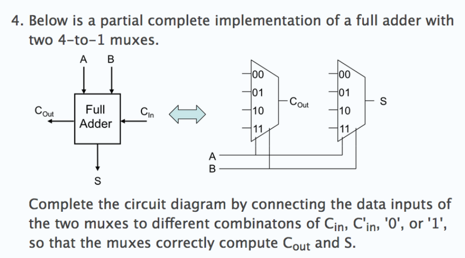 Solved 4. Below is a partial complete implementation of a | Chegg.com