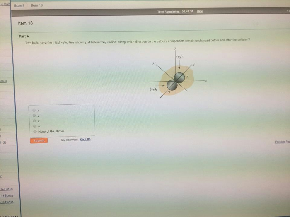 Solved Two balls have the initial velocities shown just | Chegg.com