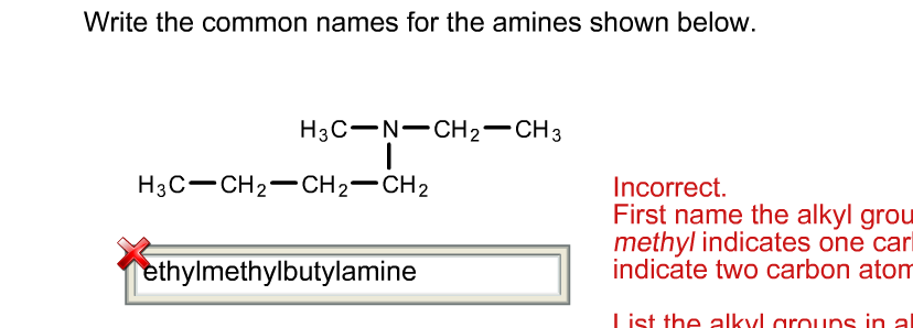 Solved: Write The Common Names For The Amines Shown Below. | Chegg.com