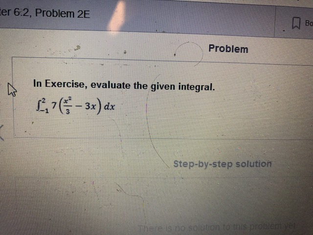 Solved In Exercise Evaluate The Given Integral Chegg solved-in-exercise-evaluate-the-given-integral-chegg