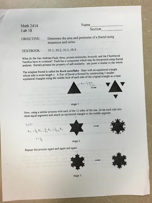 Solved Math 2414 Lab 18 Name Section OBJECTIVE Determine the | Chegg.com