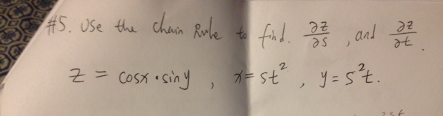 Solved Use the chain Rule to find. partial differential | Chegg.com