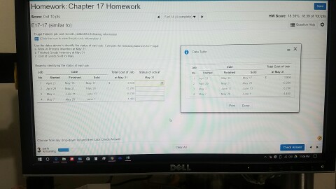 Homework: Chapter 17 Homework 7-17 (similar to | Chegg.com