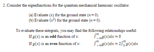Solved 2. Consider the eigenfunctions for the quantum | Chegg.com
