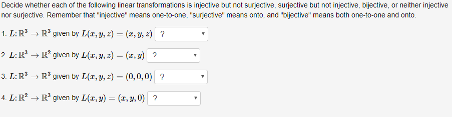Solved Decide whether each of the following linear | Chegg.com