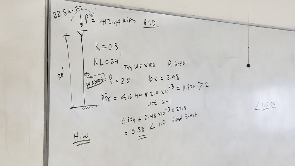 Solved column design for strength both asd and lrfd methods, | Chegg.com