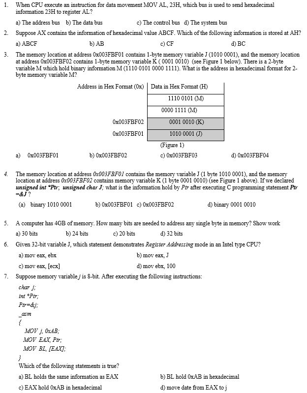 Solved Assembly help 80x86 | Chegg.com