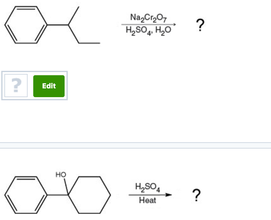 Solved Edit HO NarCroO H2SO4, H20 H2SO4 Heat | Chegg.com