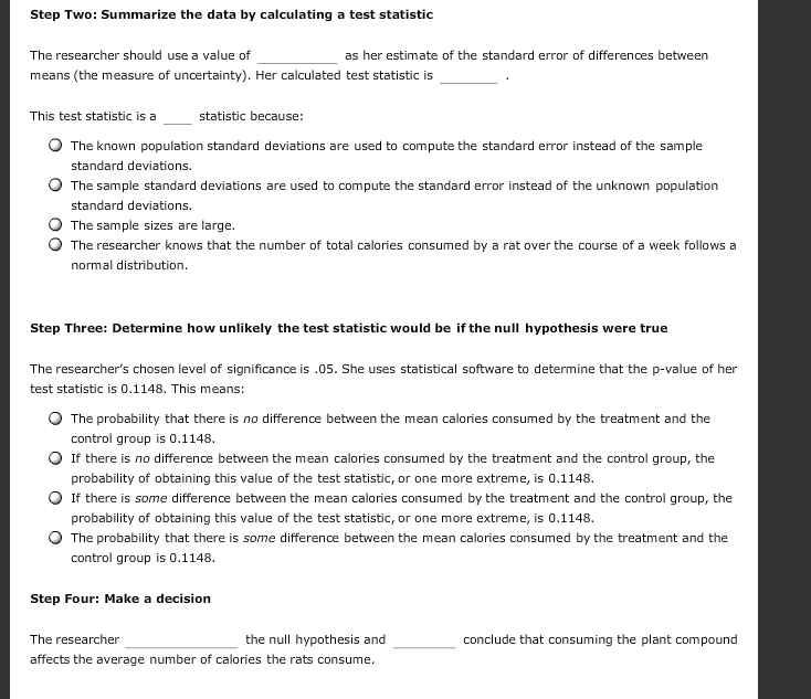 Solved 1. A hypothesis test for the difference in two means | Chegg.com