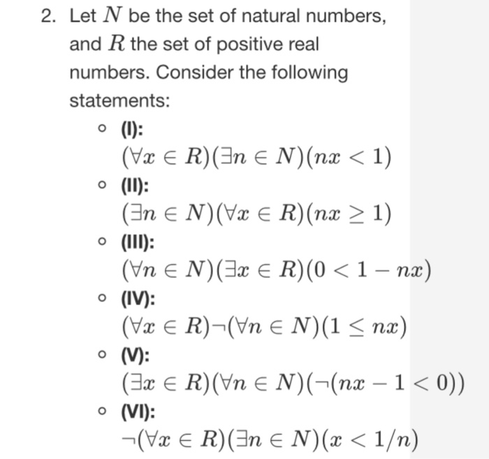 Solved 2. Let N Be The Set Of Natural Numbers And R The Set 