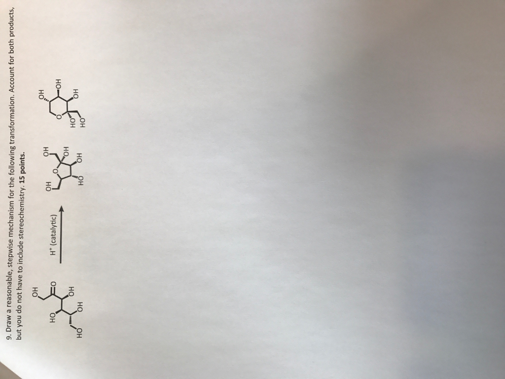 Solved Draw a reasonable, stepwise mechanism for the | Chegg.com