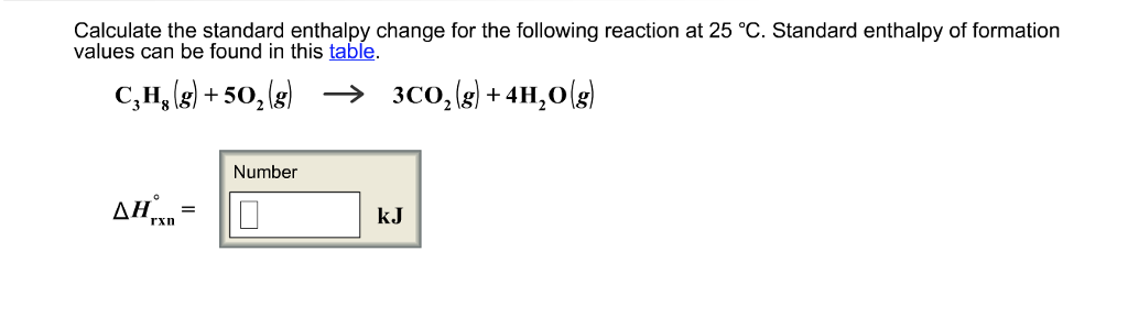 Solved Calculate the standard enthalpy change for the | Chegg.com