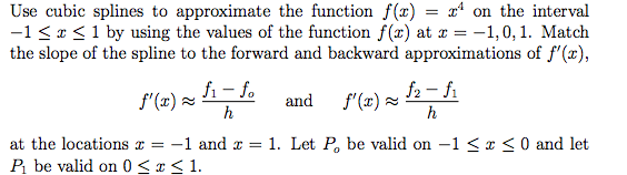 Use cubic splines to approximate the function f(x) = | Chegg.com