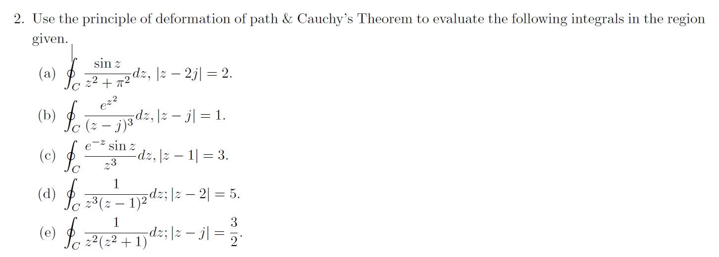 Solved 2. Use the principle of deformation of path & | Chegg.com