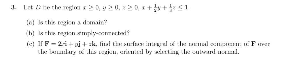 Solved 3. Let D be the region 20, y 20,^y+