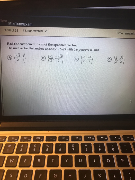 Solved Find the component form of the specified vector. The | Chegg.com