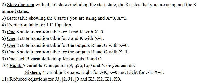 Solved Your design will require a 16-state state machine in | Chegg.com