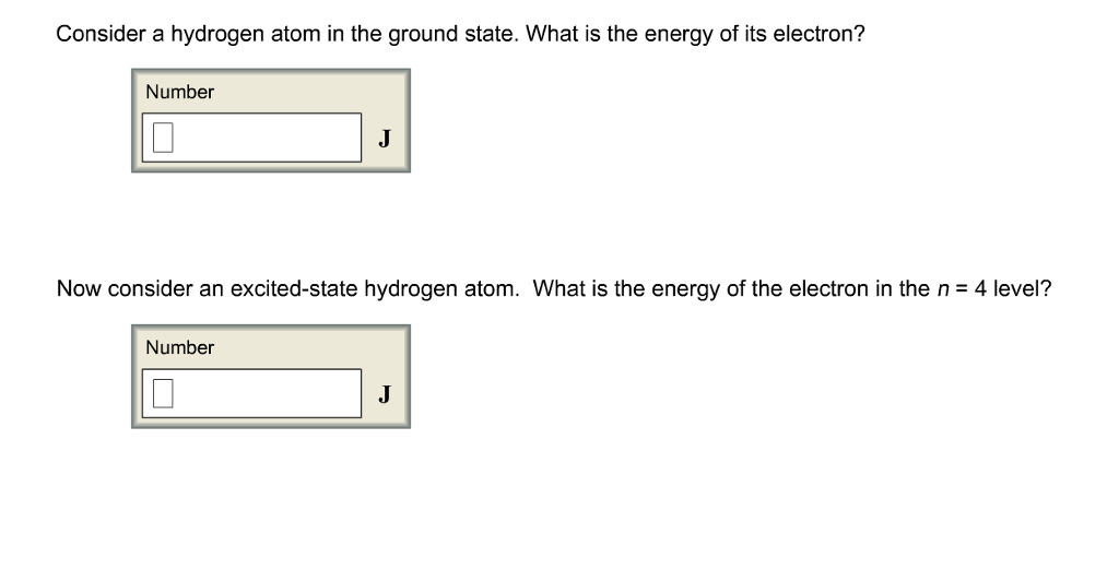 Solved Consider A Hydrogen Atom In The Ground State What Is
