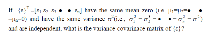 Solved If {epsilon}T =[epsilon1 epsilon2 epsilon3 epsilon] | Chegg.com