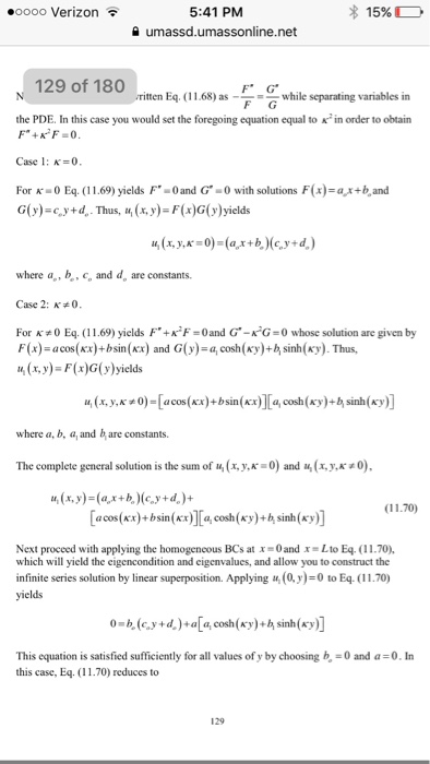 Solved .oooo Verizon 5:41 PM 15% D umassd.umassonline.net | Chegg.com