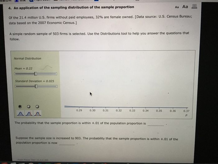 Solved An application of the sampling distribution of the | Chegg.com