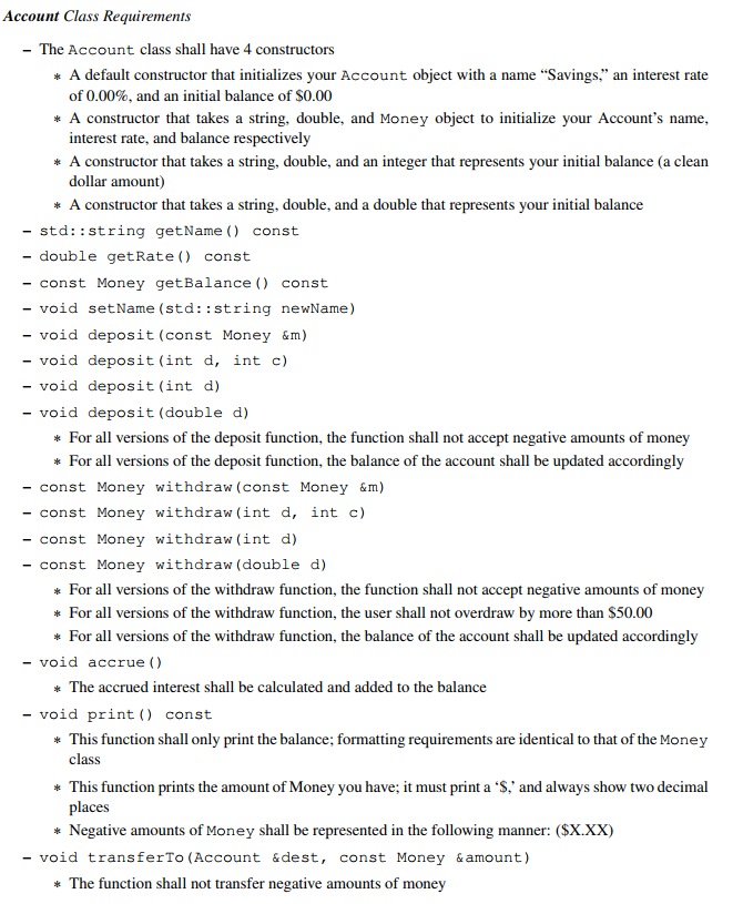 C++ Object-Oriented Programming - Create a class | Chegg.com