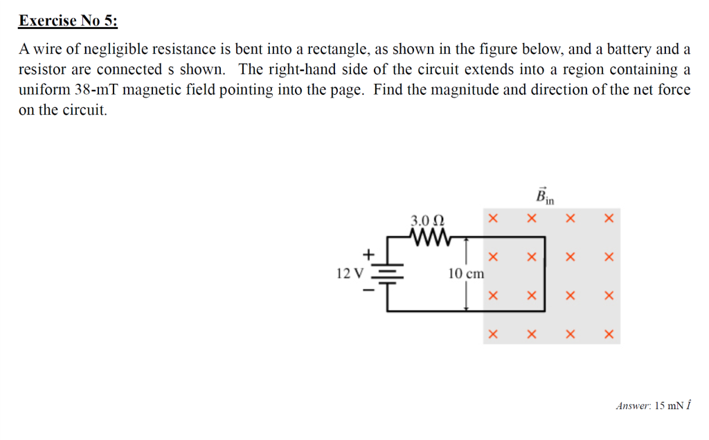 Solved A wire of negligible resistance is bent into a | Chegg.com
