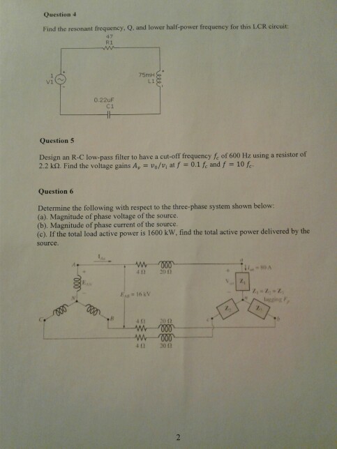 Solved Question 1 Use superposition principle to determine | Chegg.com