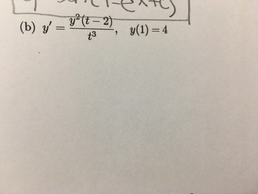 Solved Solve the IVP using seperation of variables. y' = | Chegg.com