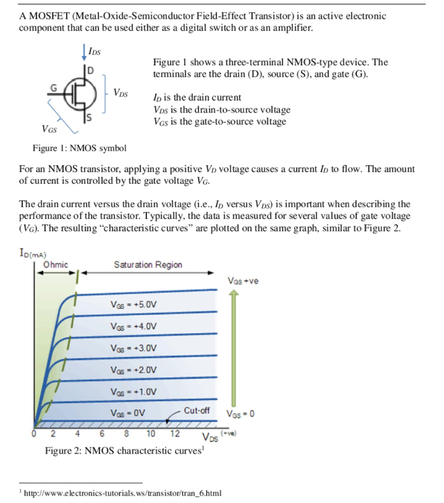 Solved A MOSFET (Metal-Oxide-Semiconductor Field-Effect | Chegg.com