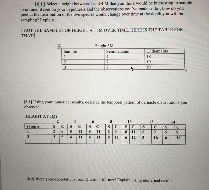 Select a height between 1 and 4 M that you think | Chegg.com