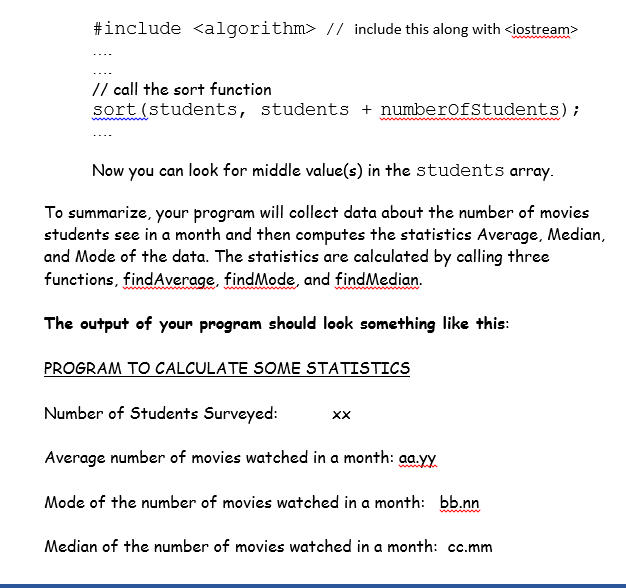 Solved Write a program that can be used to gather | Chegg.com