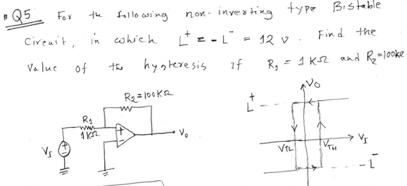 Solved For the following non-inverting type Bistable | Chegg.com