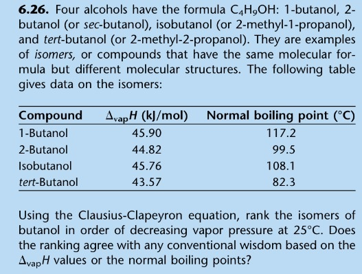 Solved Four alcohols have the formula C4H9OH: 1-butanol, | Chegg.com