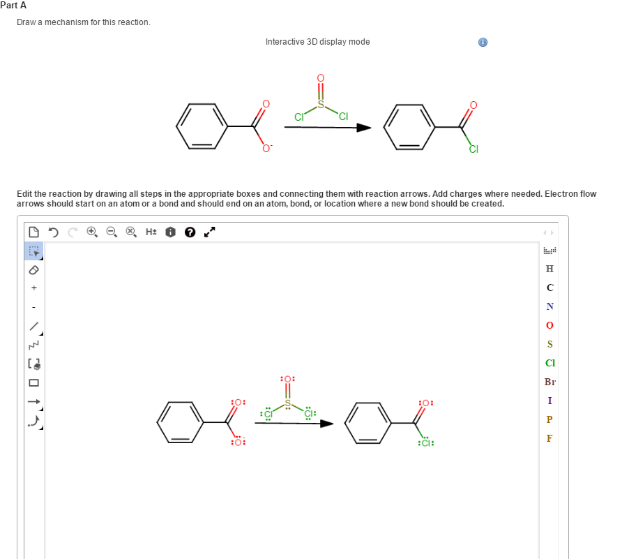 Solved Part A Propose a mechanism for the following reaction | Chegg.com
