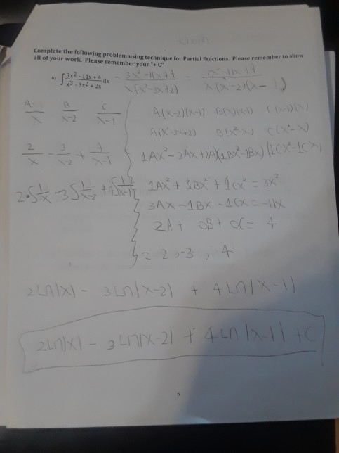 Solved Hello. I'm solving a calculus 2 problem and I think | Chegg.com