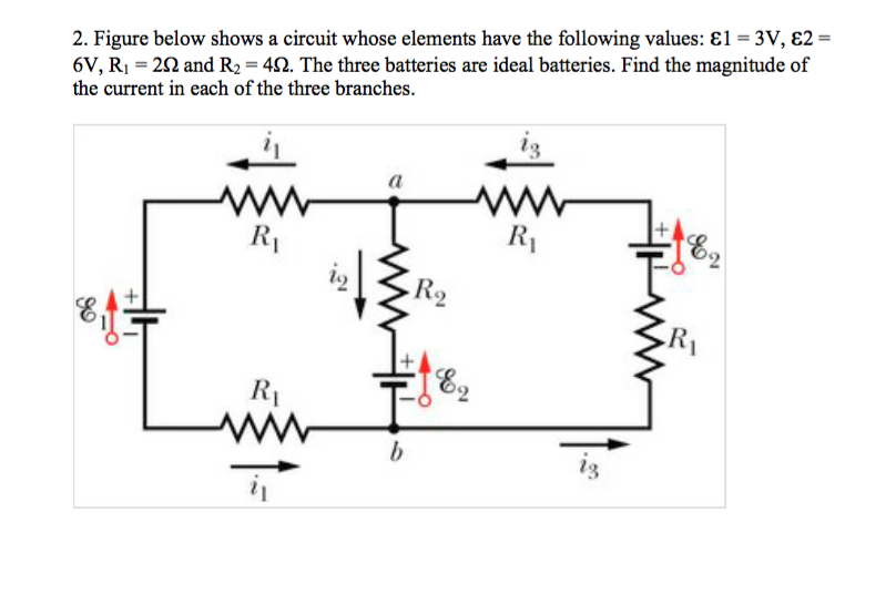 Solved Figure below shows a circuit whose elements have the | Chegg.com