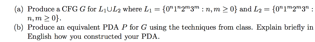 Solved 4. (CFG → PDA) | Chegg.com