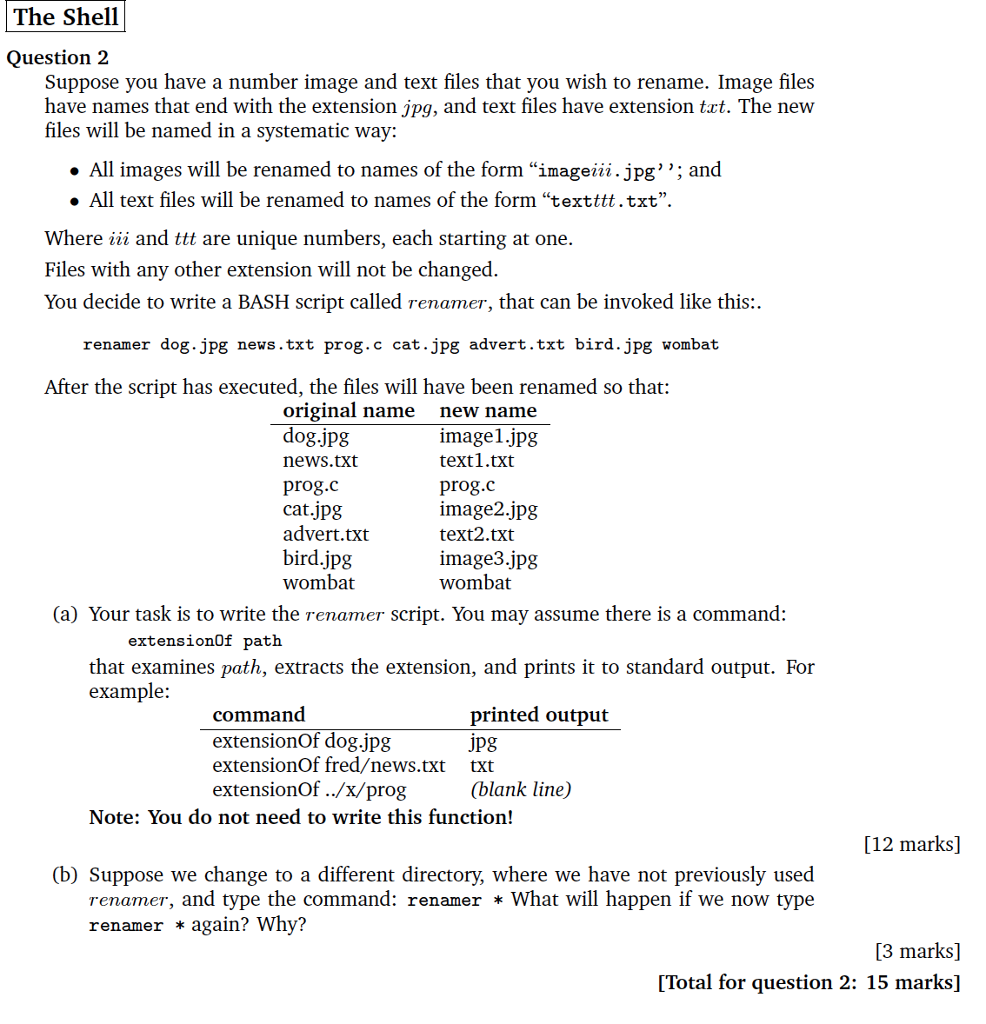 Solved Suppose you have a number image and text files that | Chegg.com