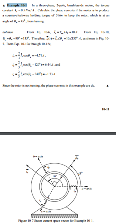 Solved Repeat Example 10-1 for -45 Repeat Example 10-1 for a | Chegg.com