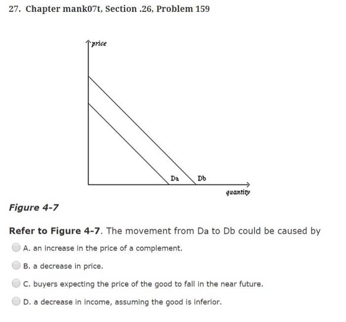 Solved 27. Chapter mank07t, Section .26, Problem 159 Refer | Chegg.com