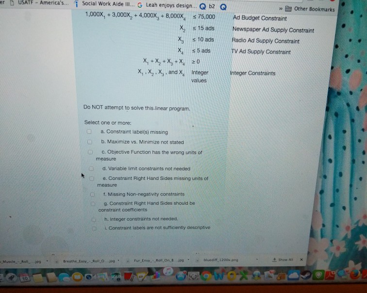 Solved Question 2 Not yet answered Marked out of 20.00 Below | Chegg.com