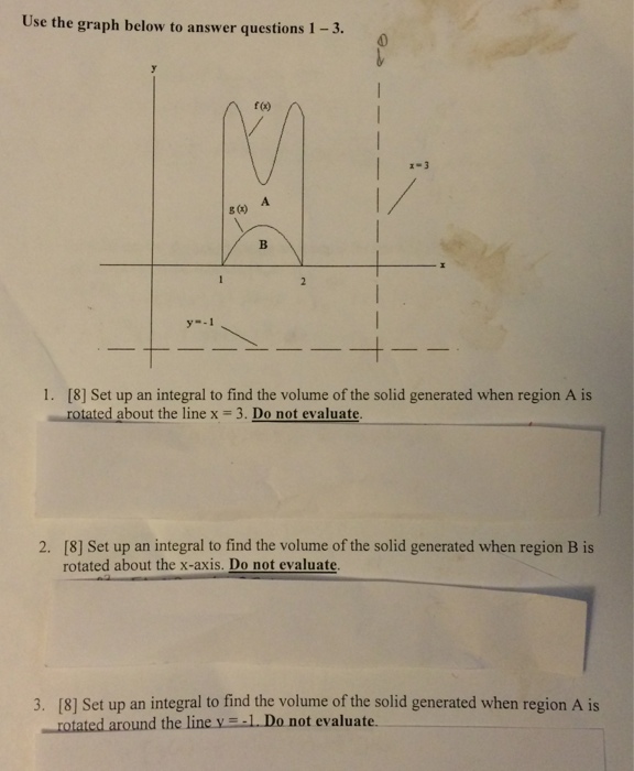 Solved Use the graph below to answer questions 1 -3. 1. [8] | Chegg.com