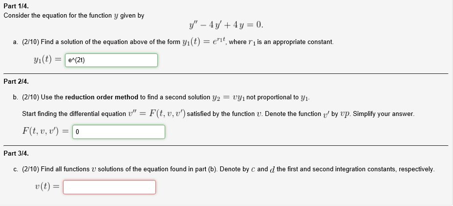 Consider the equation for the function y given by | Chegg.com