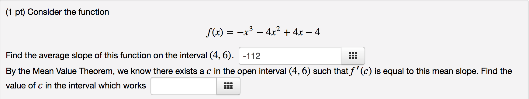 Solved Consider The Function F X X 3 4x 2 4x 4