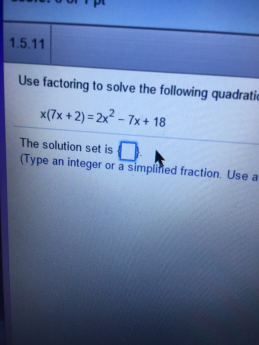 solved-use-factoring-to-solve-the-ofllowing-quadratic-x-7x-chegg